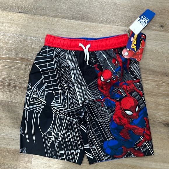 Marvel | Swim | Nwt Upf 5 Boys Spider Man Marvel Swim Trunks | Poshmark